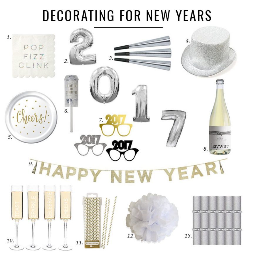 How to Decorate Your Home for New Years on a Budget - Jillian Harris
