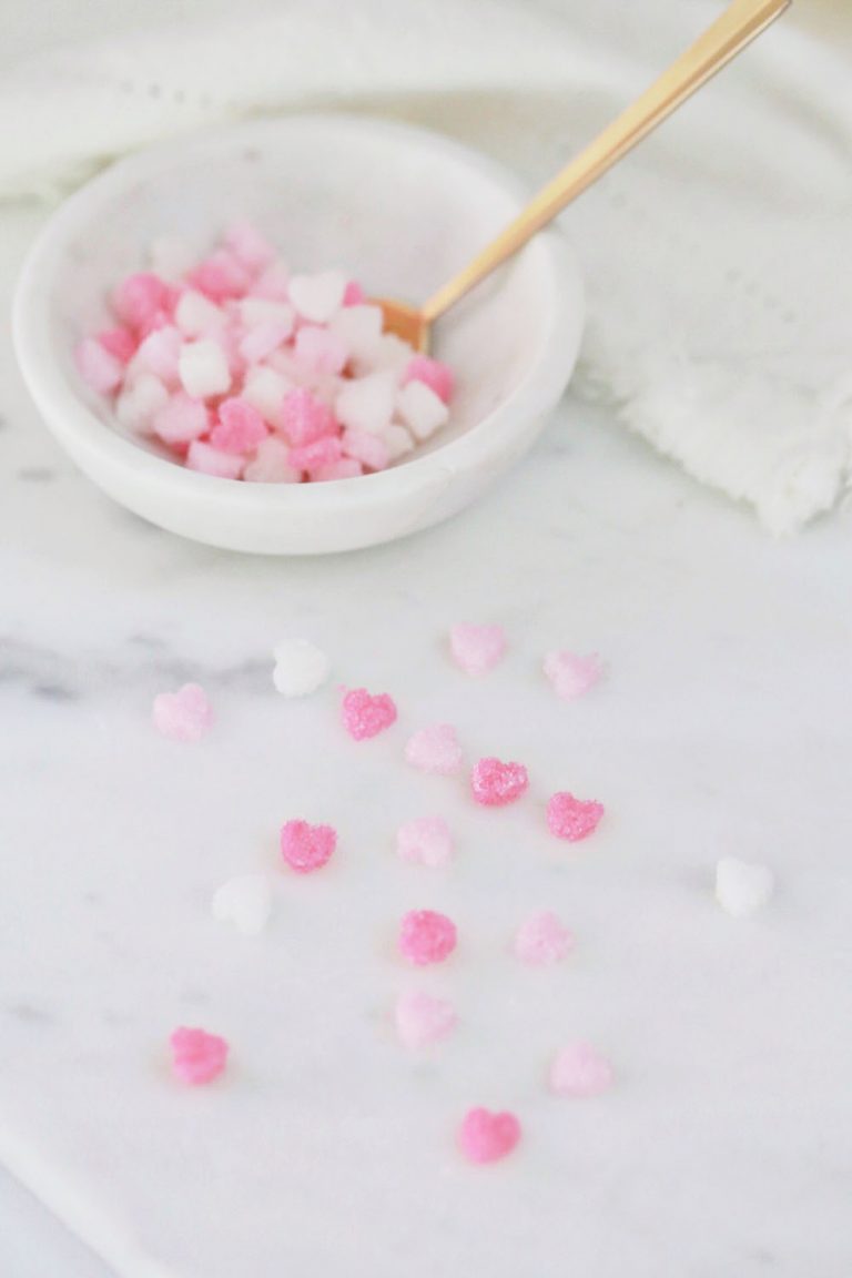 DIY Valentine Sugar Hearts - Jillian Harris Design Inc.