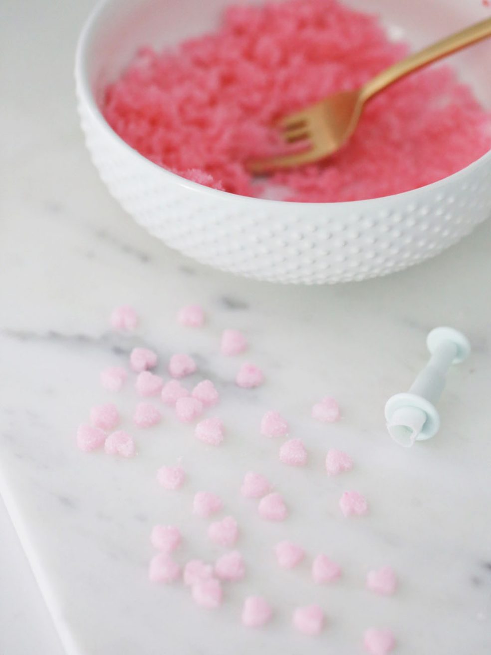 DIY Valentine Sugar Hearts - Jillian Harris Design Inc.