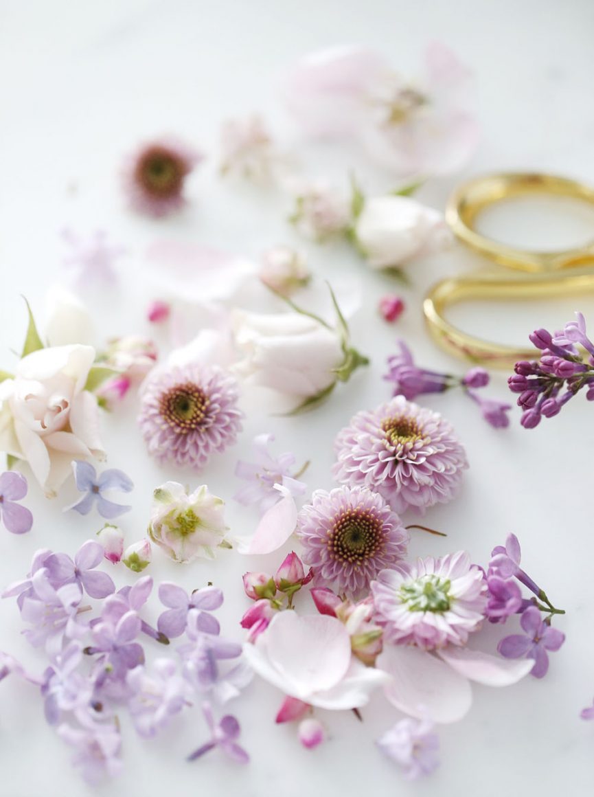 How to Make Floral Ice Cubes - Jillian Harris Design Inc.