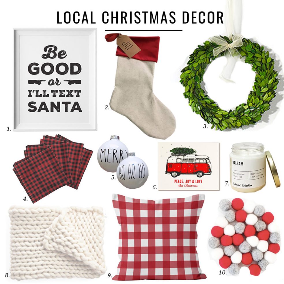 Local Holiday Decorating Faves - Jillian Harris Design Inc.