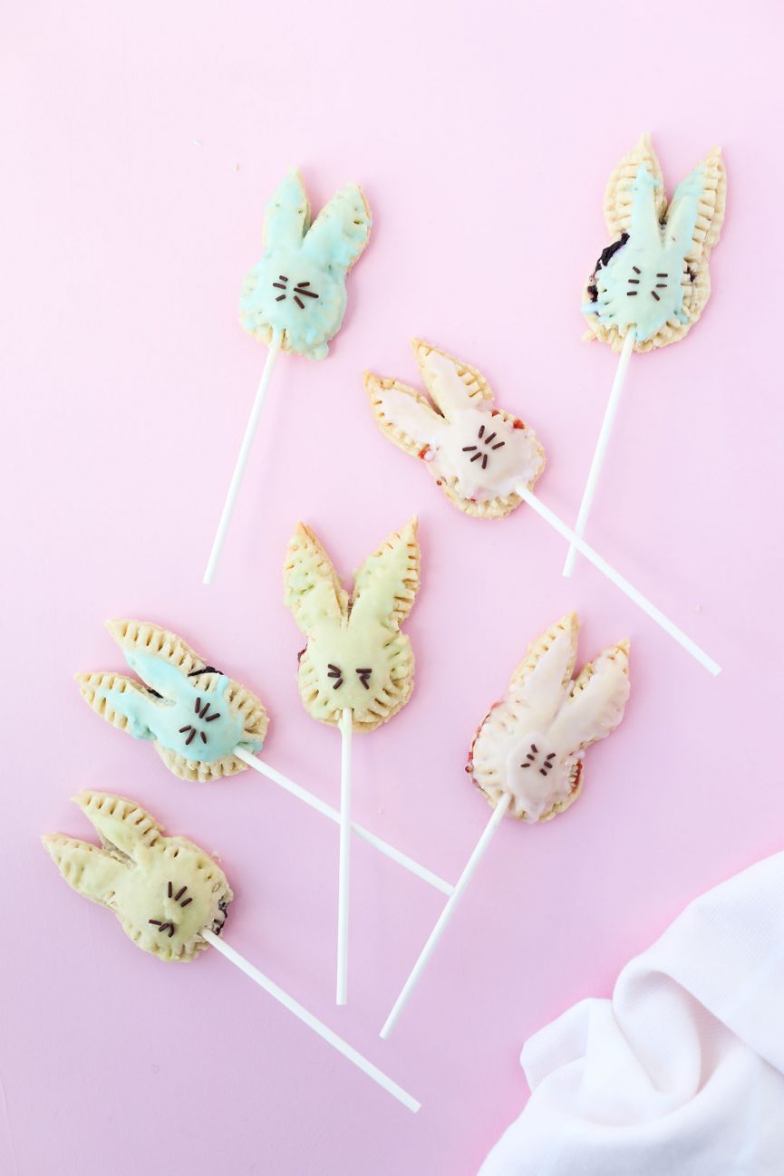 Vegan Easter Bunny Pop Tarts - Jillian Harris Design Inc.