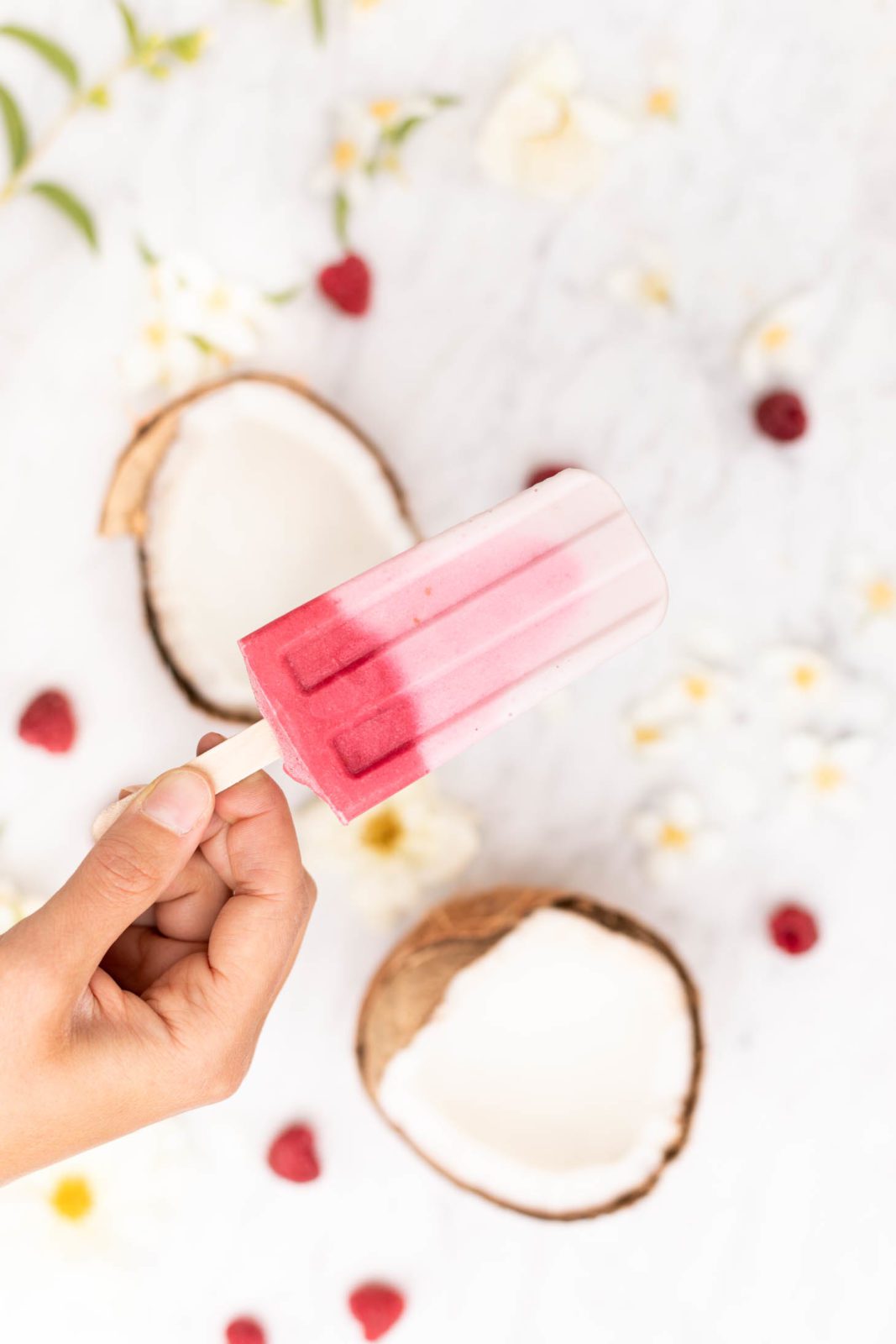 Raspberry Coconut Creamsicles - Jillian Harris Design Inc.