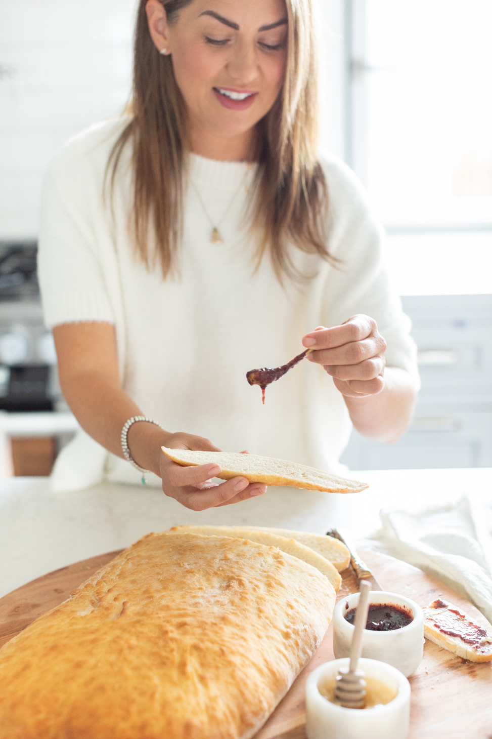 Baked Bannock and Saskatoon Jam Recipe by Kekuli Cafe - Jillian Harris ...