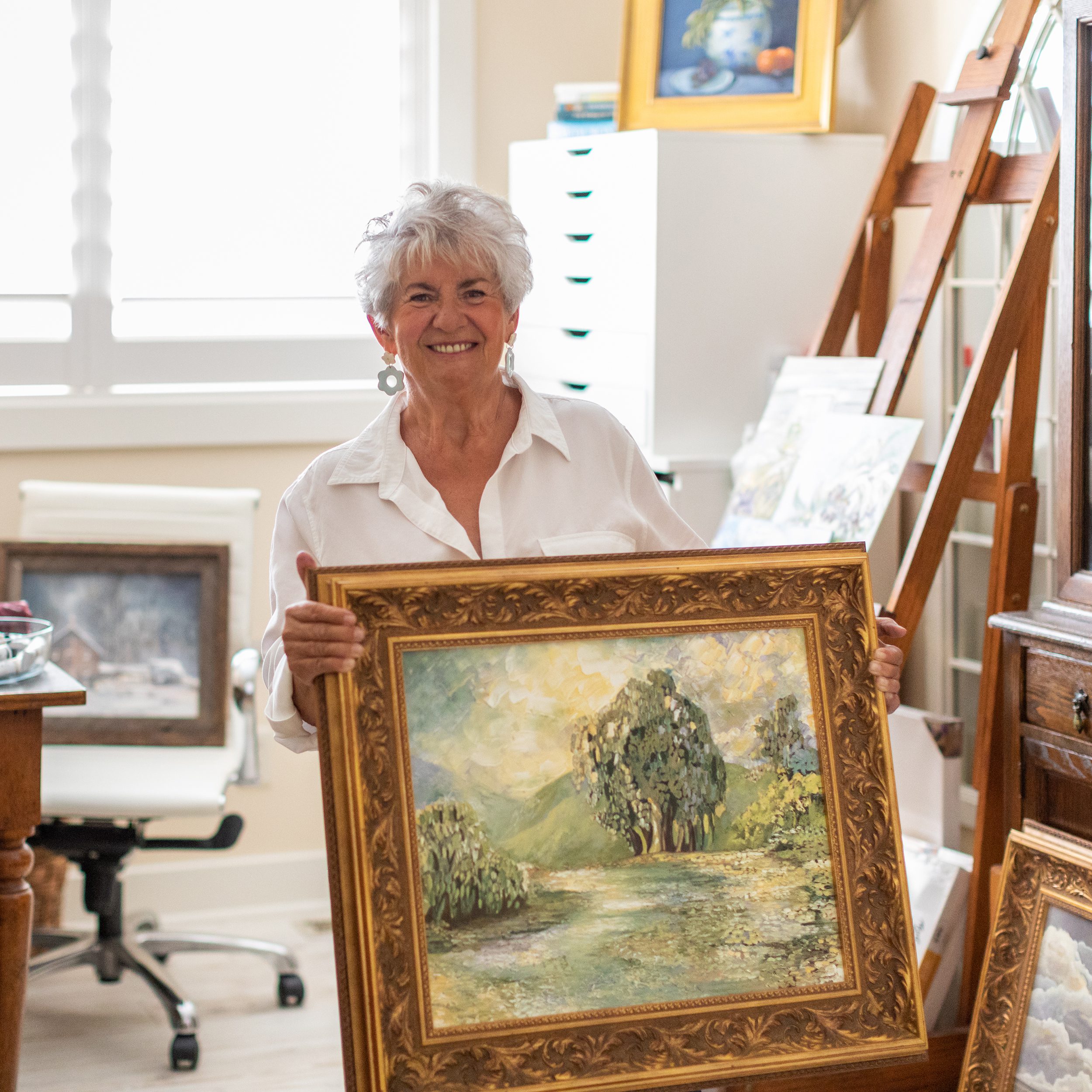 How Peggy Got Back into Painting! - Jillian Harris Design Inc.