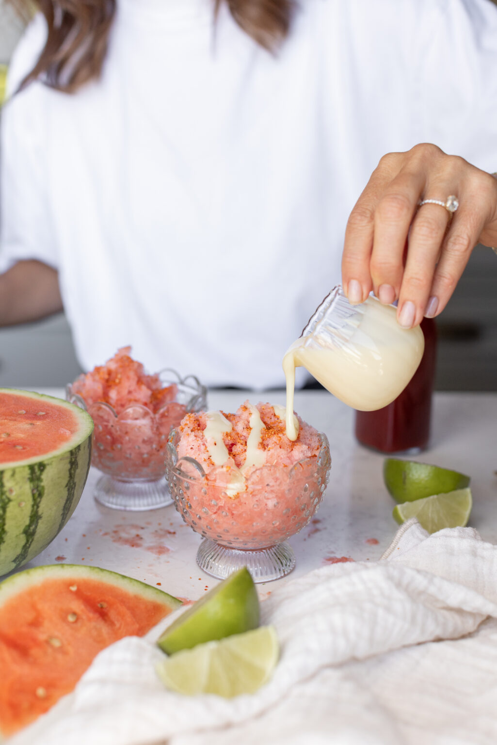 Sweet & Spicy Frozen Watermelon Dessert - Jillian Harris Design Inc.