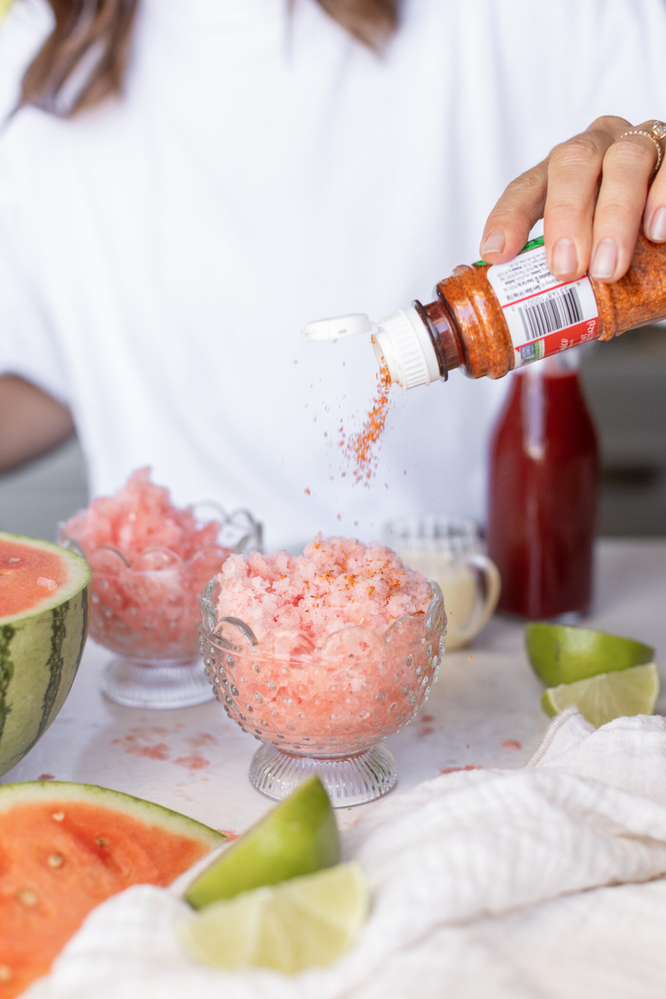 Sweet & Spicy Frozen Watermelon Dessert - Jillian Harris Design Inc.